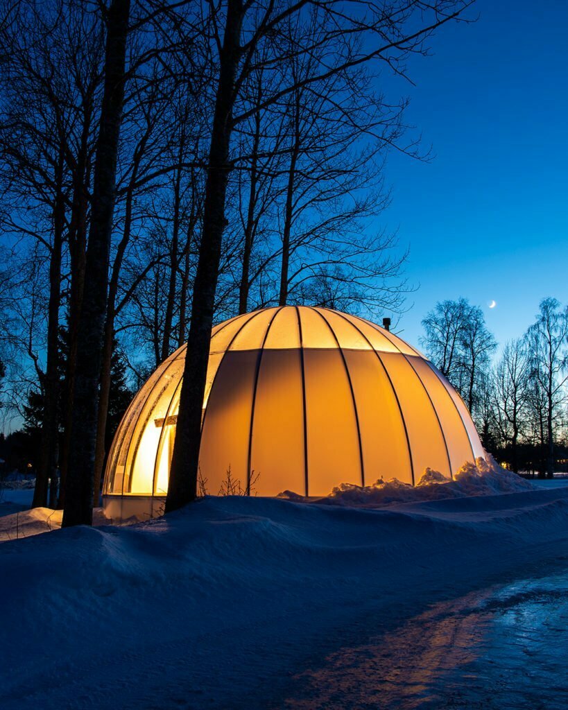 Bilder på igloo från Ice and light village i Kalix | Norrland247