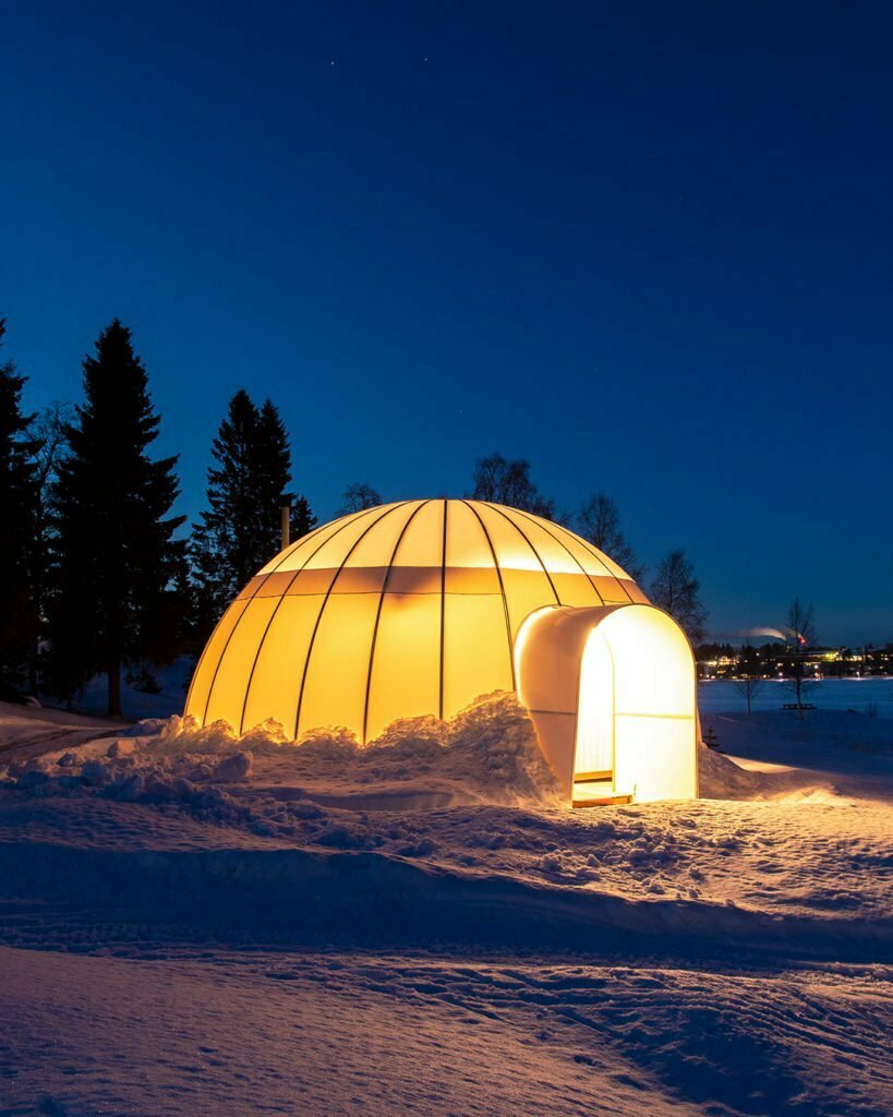 Bilder på igloo från Ice and light village i Kalix | Norrland247